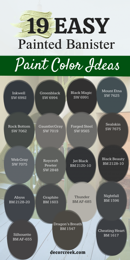 19 Best Black Paint Color For Banister