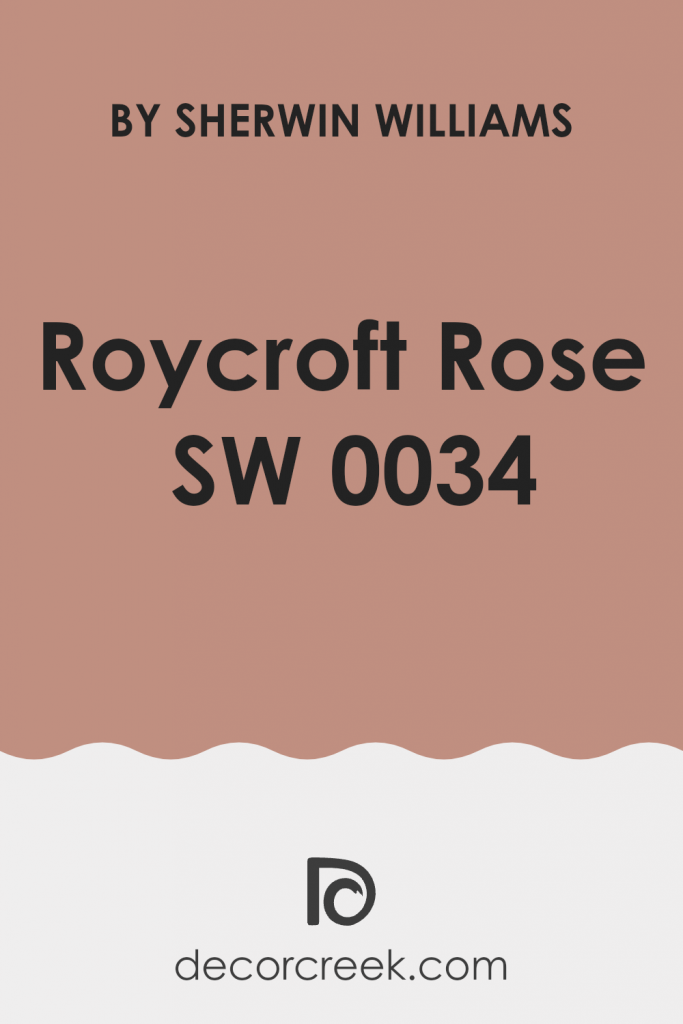Roycroft Rose SW 0034 Paint Color by Sherwin Williams - DecorCreek