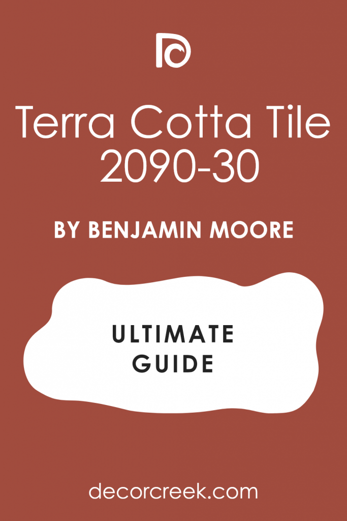 Terra Cotta Tile 2090-30 Paint Color by Benjamin Moore - DecorCreek