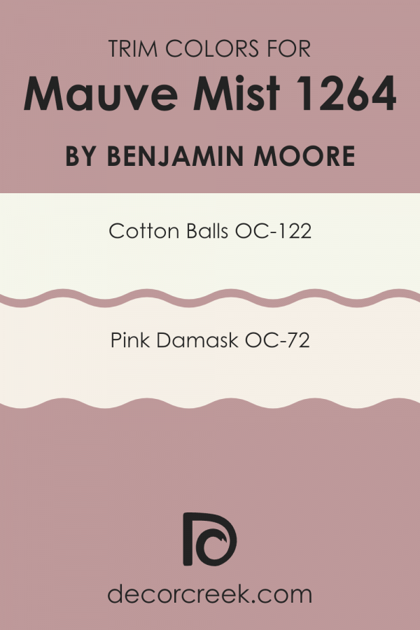 Mauve Mist 1264 Paint Color by Benjamin Moore - DecorCreek