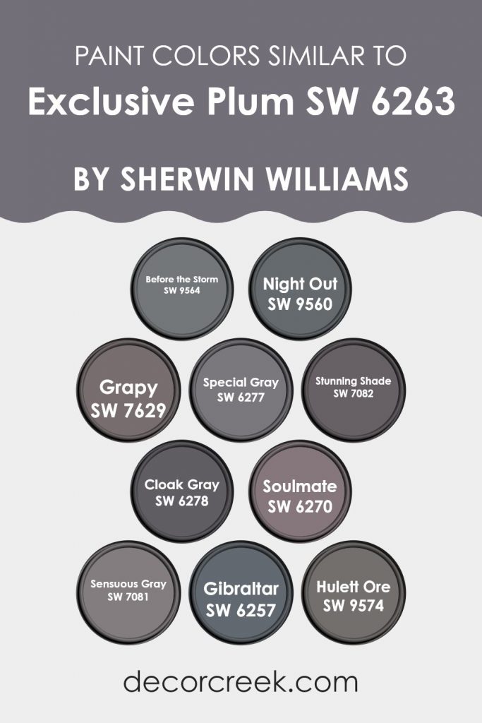 Exclusive Plum SW 6263 Paint Color by Sherwin Williams - DecorCreek