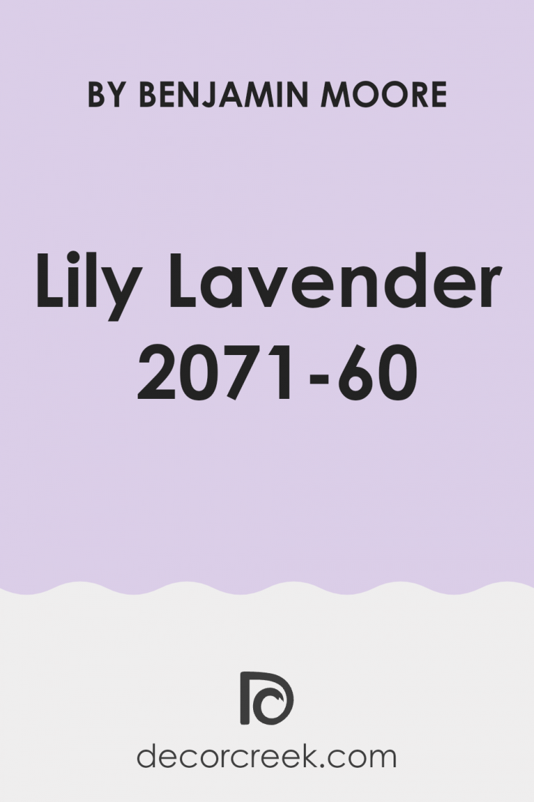 Lily Lavender 2071-60 Paint Color by Benjamin Moore - DecorCreek