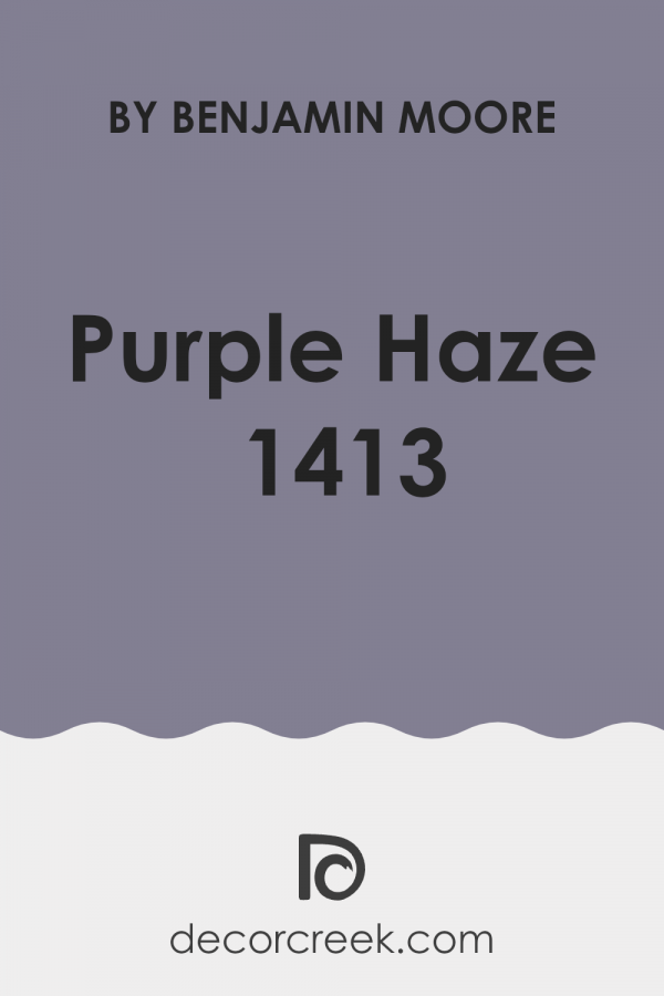 Purple Haze 1413 Paint Color by Benjamin Moore - DecorCreek