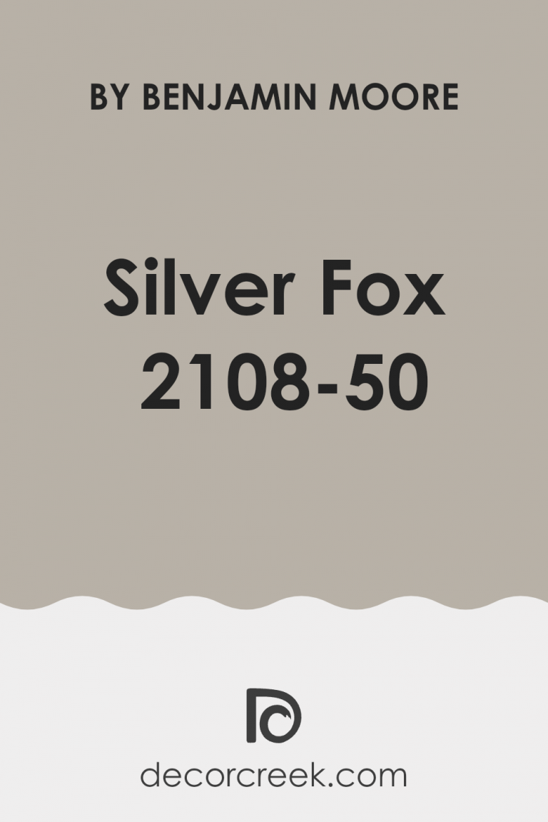 Silver Fox 2108-50 Paint Color by Benjamin Moore - DecorCreek
