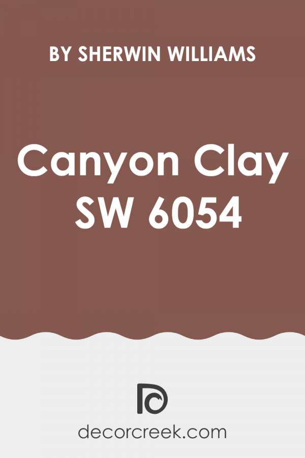 Canyon Clay SW 6054 Paint Color by Sherwin Williams - DecorCreek