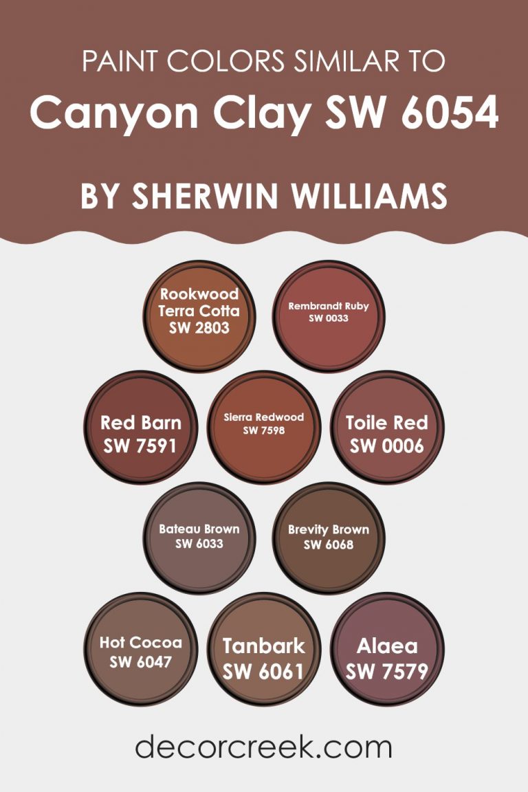 Canyon Clay SW 6054 Paint Color by Sherwin Williams - DecorCreek