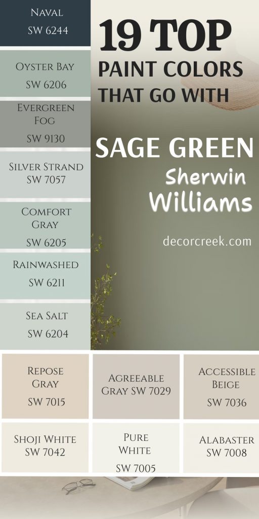 21 Best Paint Colors That Go With Sage Green for a Fresh Home - DecorCreek